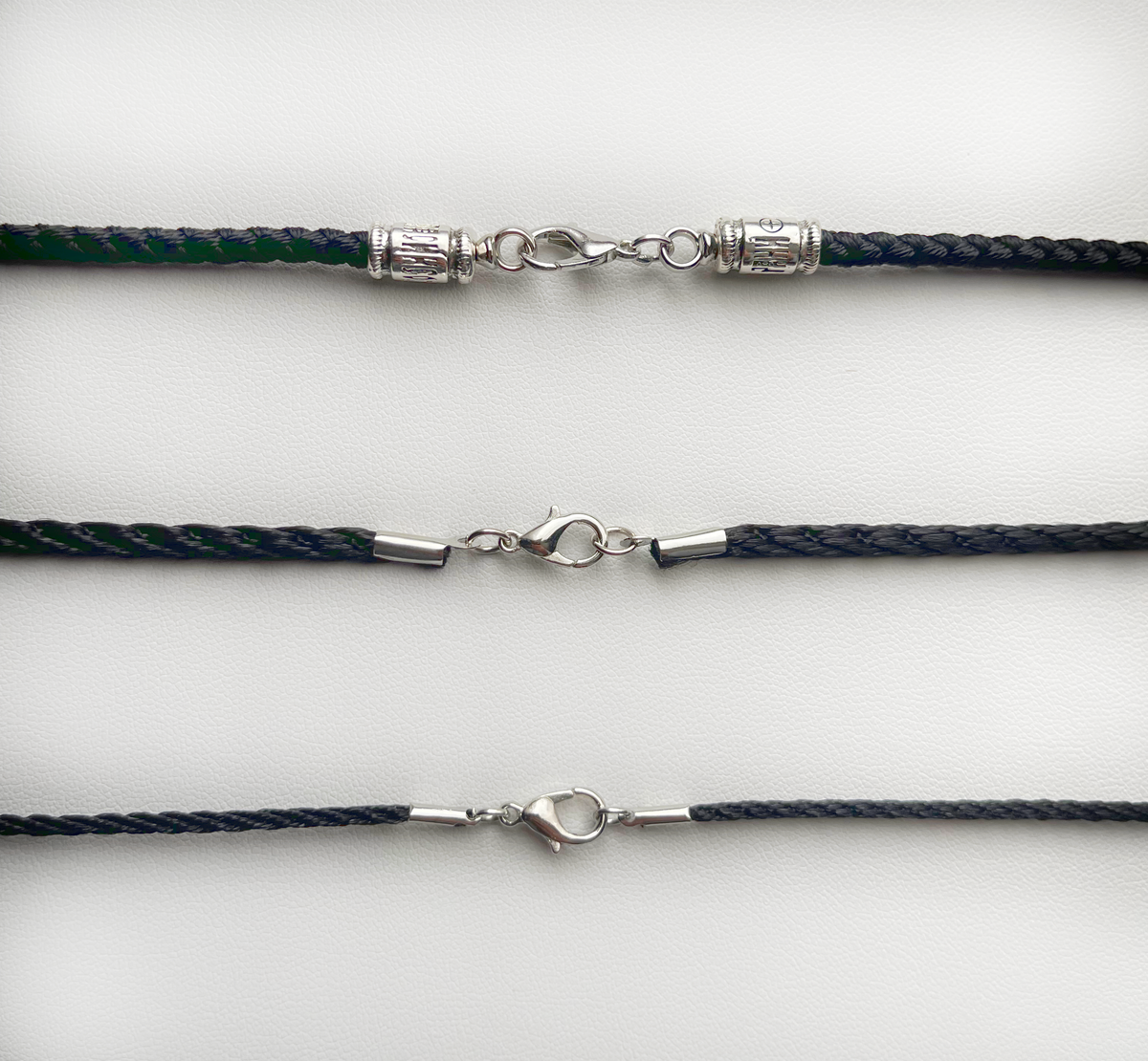 Adjustable Black Rope Necklaces — Orthodox Depot