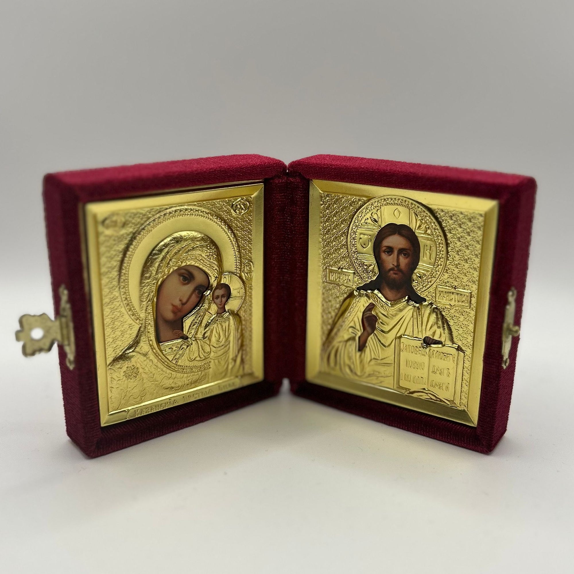 Folding Icon of Christ and the Theotokos — Orthodox Depot