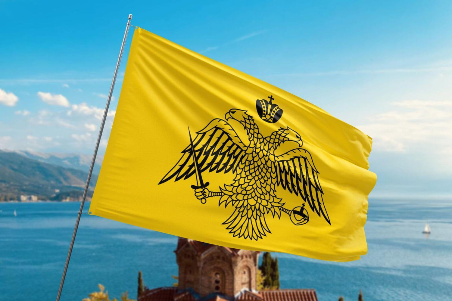 Buy Byzantine Flag - Brighten Your Home | Orthodox Depot
