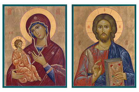 Icons Mounted on Wood (7” x 5”) — Orthodox Depot