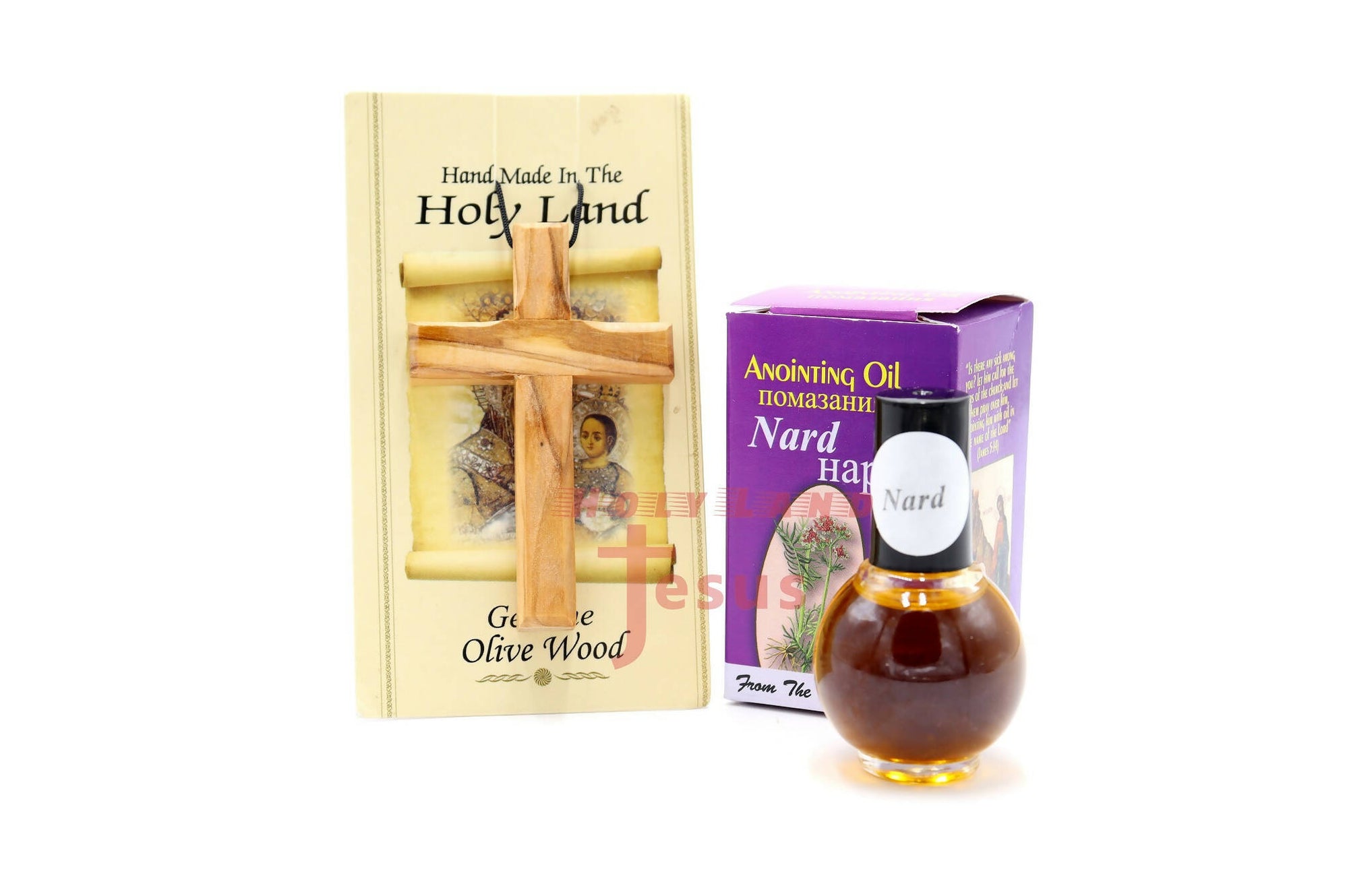 Anointing Oil Nard Necklace Cross | Holy Land Blessed 100% Pure ...