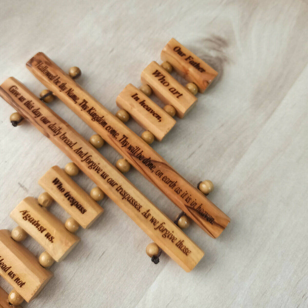 9 inch Cross | Holy Land Blessed Olive Wood Wall Cross — Orthodox Depot