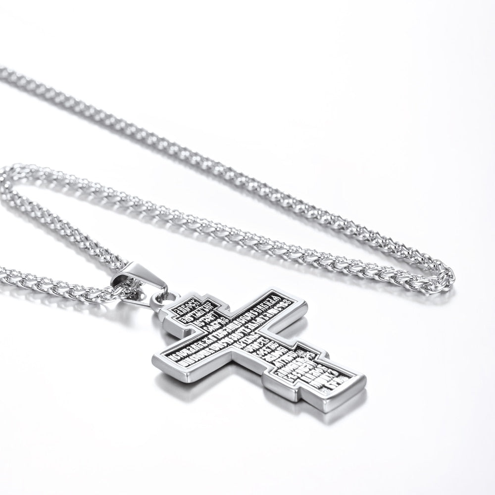Orthodox Cross Necklace Stainless Steel Chain | Orthodox Depot