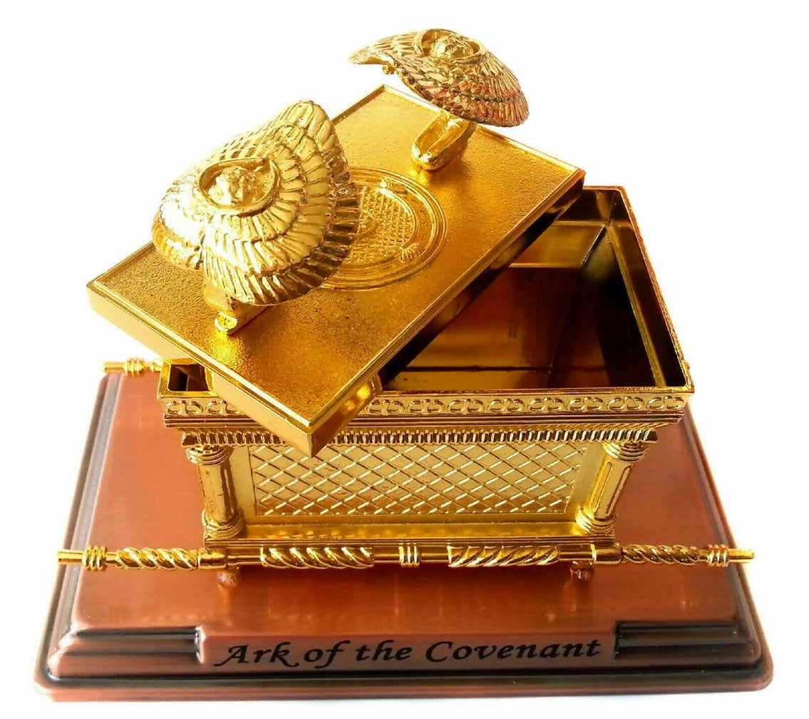Ark Of the Covenant Israel Plated Gold Jerusalem Statue Figurine Judai ...